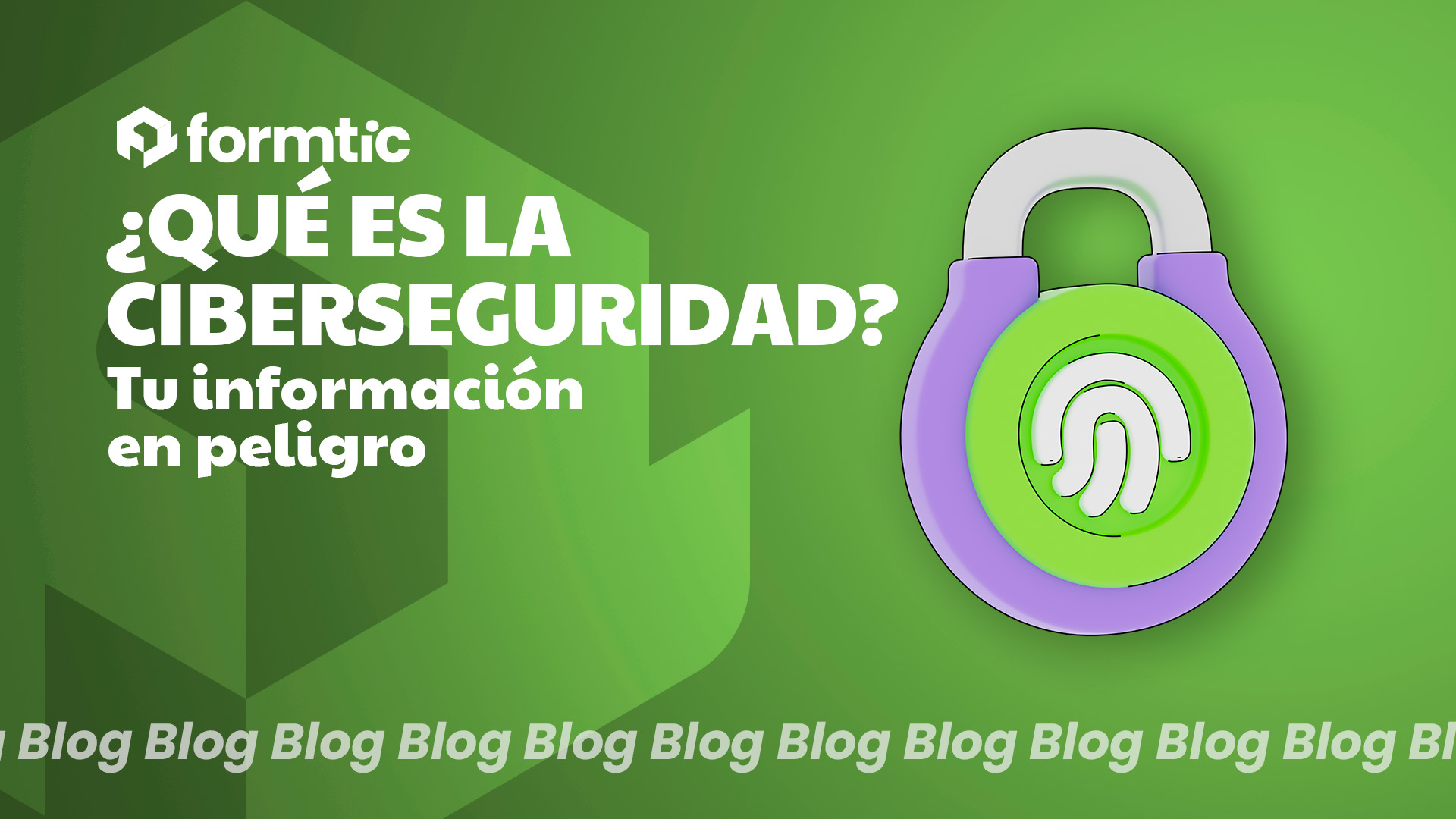 ¿Qué es la ciberseguridad? Tu información en peligro - FORMTIC